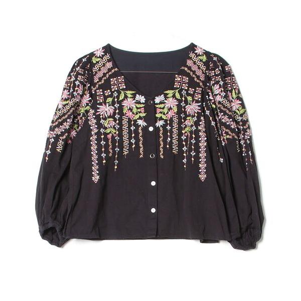 『セール実施中』参考価格：20，900円発売時期：2021年08月コンディション：B（目立つ使用感なし）使用感が少ない、または気にならないアイテム全体的：汚れ参考商品名：刺繍ツイルブラウス参考品番：0121341110ZOZO問い合わせ番号...