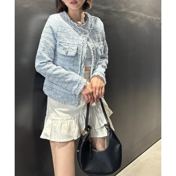 参考価格：4，490円発売時期：2024年04月コンディション：A（使用感なし）数回使用した程度で使用感が感じられないアイテム参考商品名：華やかツイードジャケット参考品番：MK1-240408010【商品に関する注意事項】・こちらの商品画像...