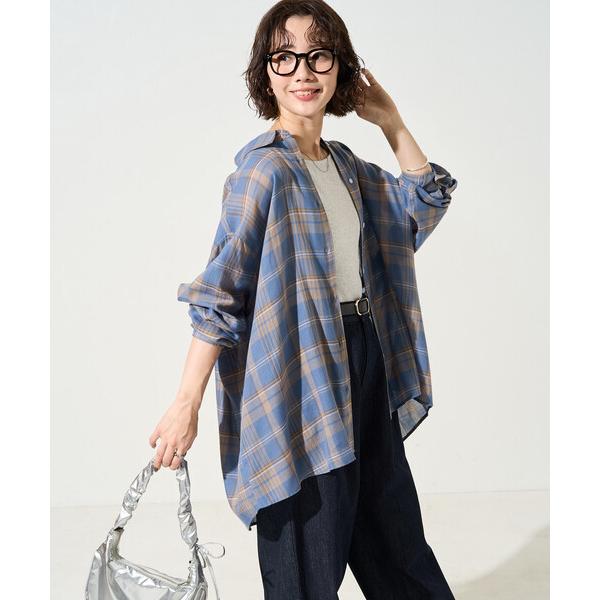 ZOZO問い合わせ番号:103519065ショップ:FREAK'S STORE，フリークスストアブランド:FREAK'S STORE，フリークスストア商品名:限定展開　ビッグシルエット チェック ボリュームシャツカテゴリ:トップス>シ...