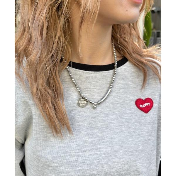 『タイムセール実施中』参考価格：3，520円発売時期：2023年01月コンディション：C（やや使用感あり）使用感があり、やや気になる傷や汚れがあるアイテム表面：汚れ、くすみ参考商品名：【SixM/シックスエム】プレートネックレス参考品番：W...