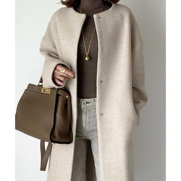 『セール実施中』参考価格：6，490円発売時期：2024年10月コンディション：B（目立つ使用感なし）使用感が少ない、または気にならないアイテム全体的：汚れ参考商品名：クルーネックシンプルコート参考品番：【入荷禁止】CAD2410123【商...