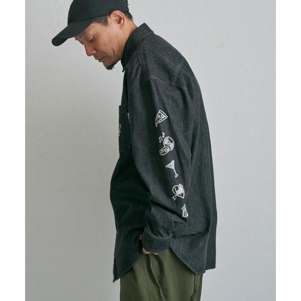 『タイムセール実施中』参考価格：5，940円発売時期：2024年01月コンディション：A（使用感なし）数回使用した程度で使用感が感じられないアイテム参考商品名：袖刺繍 オーバーフィットデニムシャツ参考品番：52190041【商品に関する注意...