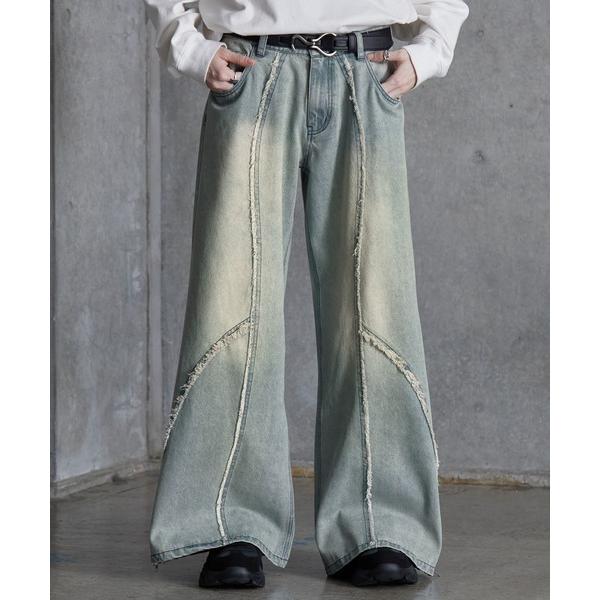 『タイムセール実施中』参考価格：5，500円発売時期：2025年08月コンディション：A（使用感なし）数回使用した程度で使用感が感じられないアイテム参考商品名：【SERACE】Vintage design fringe zip wide f...