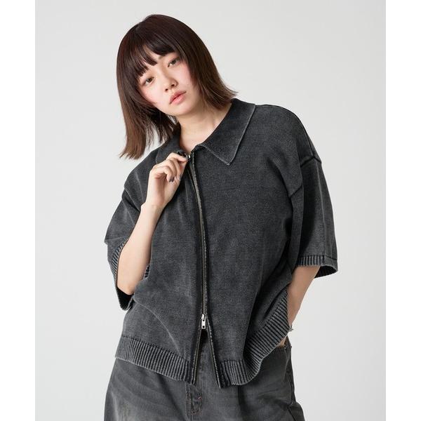 参考価格：4，995円発売時期：2025年04月コンディション：A（使用感なし）数回使用した程度で使用感が感じられないアイテム参考商品名：VINTAGE LIKE DOUBLE ZIP KNIT SHIRT/ヴィンテージライクダブルジップニ...