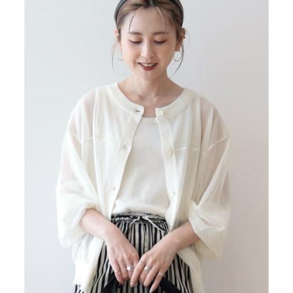 参考価格：2，991円発売時期：2024年05月コンディション：B（目立つ使用感なし）使用感が少ない、または気にならないアイテムすそ周り・袖口：型崩れ参考商品名：接触冷感2WAYシアーニットカーディガン参考品番：HA42L2D0500【商品...