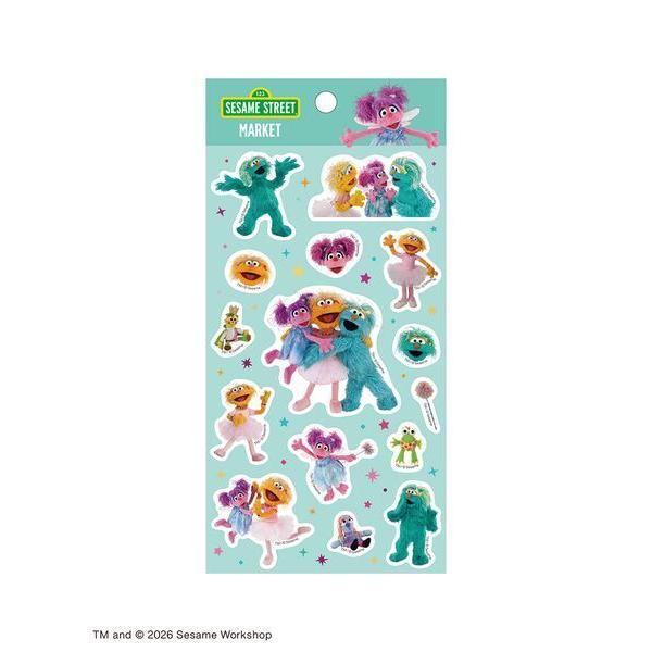 ZOZO問い合わせ番号:103544669ショップ:SESAME STREET MARKET，セサミストリートマーケットブランド:SESAME STREET，セサミストリート商品名:ぷっくりシールカテゴリ:雑貨/ホビー>ステッカー/テ...