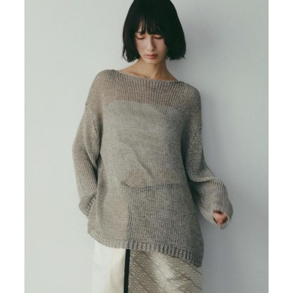 ZOZO問い合わせ番号:103545591ショップ:A part by，アパートバイブランド:A part by，アパートバイ商品名:リネンコンメッシュプルオーバーカテゴリ:トップス>ニット/セーターブランド品番:638826素材:ポ...