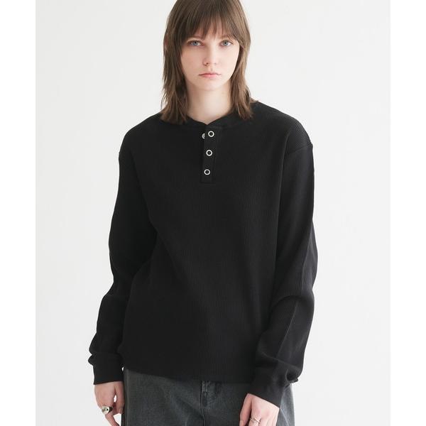 ZOZO問い合わせ番号:103545692ショップ:epnok，エプノックブランド:selle glant，セレグランテ商品名:WAFFLE HENLEY T-SHIRT/ワッフルヘンリーネックTシャツカテゴリ:トップス>Tシャツ/カ...