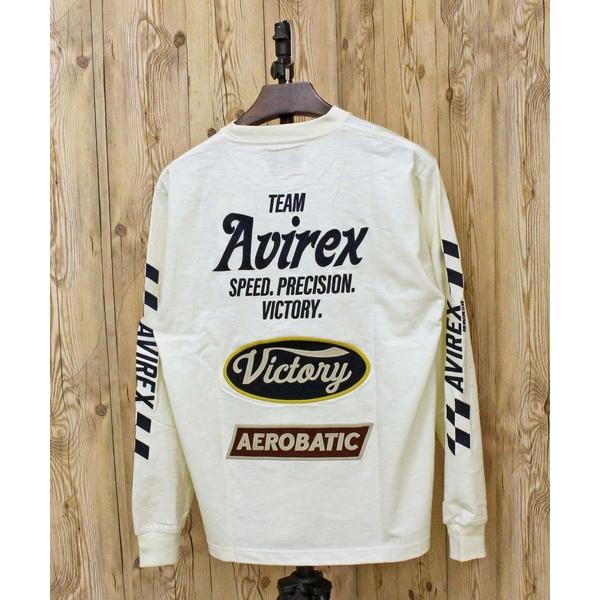 ZOZO問い合わせ番号:103545999ショップ:TopIsm，トップイズムブランド:AVIREX，アヴィレックス，TopIsm，トップイズム商品名:A.A.R.C-EMBROIDERY L/S T-SHIRTカテゴリ:トップス>T...