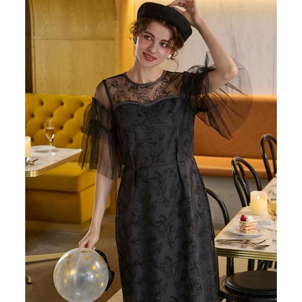 ZOZO問い合わせ番号:103546227ショップ:BONLECILL，ボンルシールブランド:BONLECILL noir，ボンルシールノワール，BONLECILL，ボンルシール商品名:【BONLECILL noir】ティアードスリーブフラ...