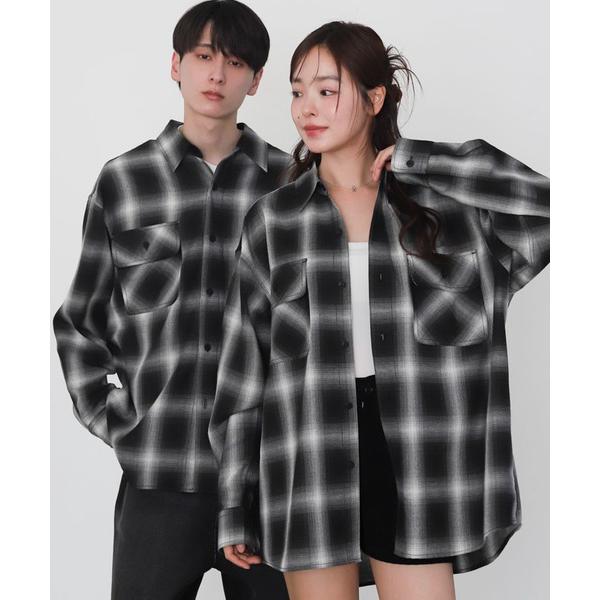 『タイムセール実施中』ZOZO問い合わせ番号:103546326ショップ:WEGO，ウィゴーブランド:WEGO，ウィゴー商品名:WEGO/【26年春新作】オンブレチェックシャツカテゴリ:トップス>シャツ/ブラウスブランド品番:WE26...