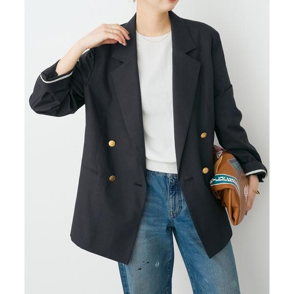 ZOZO問い合わせ番号:103546634ショップ:Spick &amp; Span，スピック アンド スパンブランド:Spick &amp; Span，スピックアンドスパン商品名:サマークロスダブルジャケットカテゴリ:ジャケット/アウター...