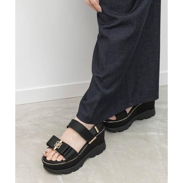 ZOZO問い合わせ番号:103546770ショップ:RANDA，ランダブランド:RANDA，ランダ商品名:モノグラムリボンボリュームスポーツサンダルカテゴリ:シューズ>サンダルブランド品番:PR37086素材:ピンクベージュ⇒生地 ブ...