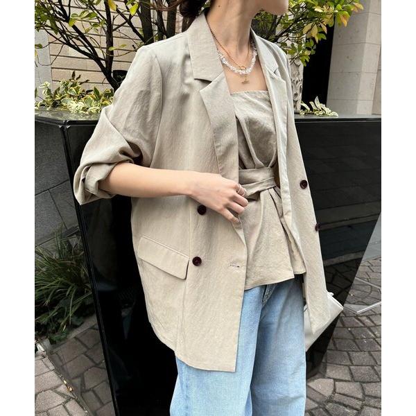 ZOZO問い合わせ番号:103546943ショップ:DouDou，ドゥドゥブランド:DouDou，ドゥドゥ商品名:ダブルジャケットカテゴリ:ジャケット/アウター>テーラードジャケットブランド品番:DDZ1061107A0020素材:セ...