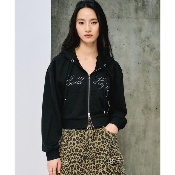 ZOZO問い合わせ番号:103547254ショップ:ALAND，エーランドブランド:3.3 Field Trip ，3.3フィールドトリップ，ALAND，エーランド商品名:3.3 Field Trip／スタッズロゴジップパーカー（ウラケ）カ...