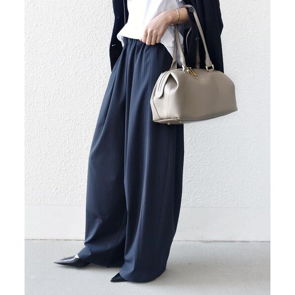 ZOZO問い合わせ番号:103547403ショップ:SHIPS for women，シップス フォー ウィメンブランド:SHIPS，シップス商品名:〈手洗い可能〉トロ ピン ストライプ / 無地 ウエスト ギャザー パンツカテゴリ:パンツ&...