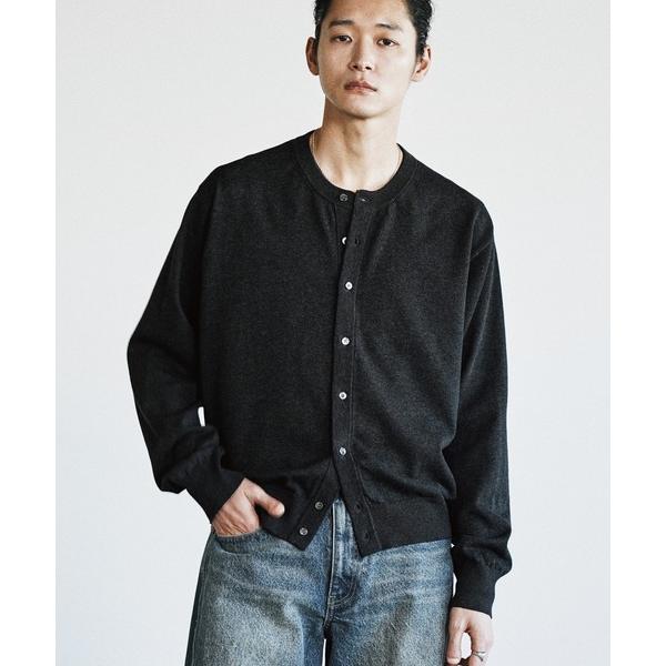 ZOZO問い合わせ番号:103547536ショップ:MONO-MART，モノマートブランド:WYM LIDNM，ウィム バイ リドム商品名:T/C CREW COMPACT CARDIGANカテゴリ:トップス>カーディガン/ボレロブラ...