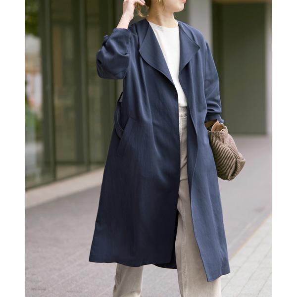 ZOZO問い合わせ番号:103547747ショップ:Spick &amp; Span，スピック アンド スパンブランド:Spick &amp; Span，スピックアンドスパン商品名:ノーカラーコートカテゴリ:ジャケット/アウター>ノー...