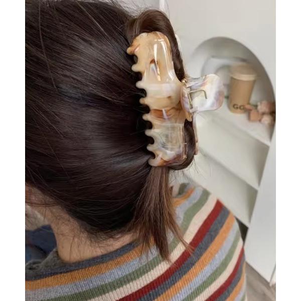 『タイムセール実施中』ZOZO問い合わせ番号:103547806ショップ:Port，ポートブランド:Port，ポート商品名:【 Port / ポート 】 マーブル スクエア ワイド ヘアクリップ #カテゴリ:ヘアアクセサリー>バレッタ...