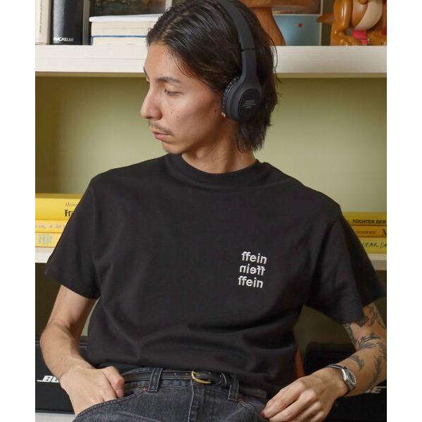 『タイムセール実施中』ZOZO問い合わせ番号:103547932ショップ:FFEIN，フェインブランド:FFEIN，フェイン商品名:【FFEIN（フェイン）】ワンポイント3段ロゴ刺繍ショート丈Tシャツ / クルーネック 半袖 ワンポイント ...