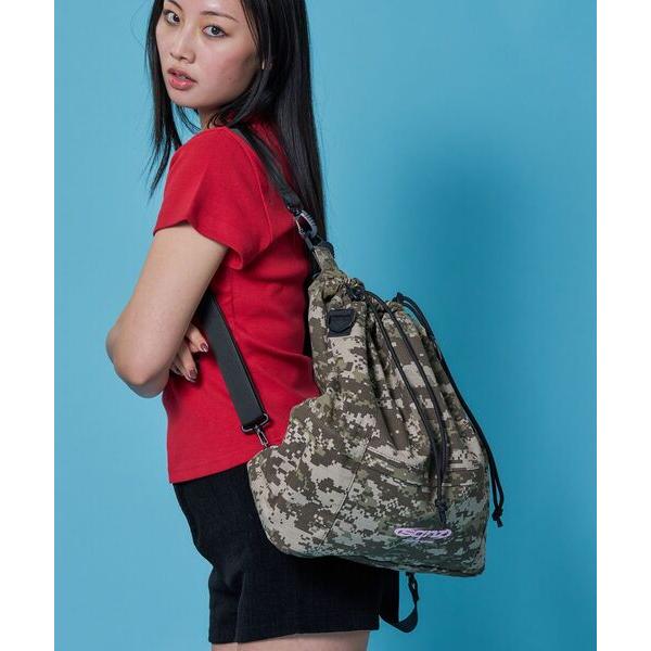 ZOZO問い合わせ番号:103548810ショップ:SEQUENZ，シークエンズブランド:SEQUENZ，シークエンズ商品名:※WEB限定 / 2WAY仕様 / ユニセックスナップサック / sqnz 2way knapsackカテゴリ:バ...