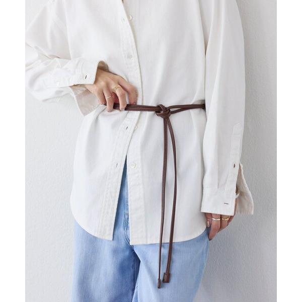 『タイムセール実施中』ZOZO問い合わせ番号:103548892ショップ:RIVE DROITE，リヴドロワブランド:RIVE DROITE，リヴドロワ商品名:【ウエストのアクセントに】レザーコードベルトカテゴリ:ファッション雑貨>ベ...
