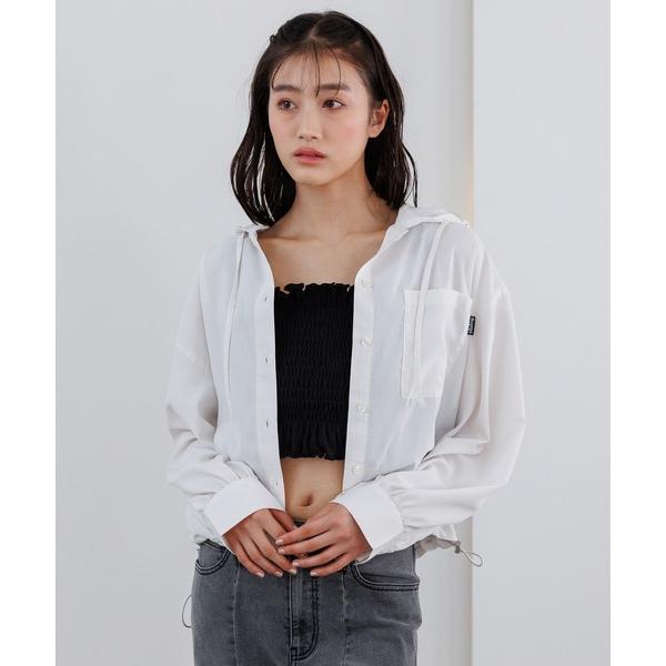 ZOZO問い合わせ番号:103548940ショップ:repipi armario，レピピアルマリオブランド:repipi armario，レピピ アルマリオ，10C REPIPI，ジューシーレピピ商品名:【UVカット機能】ショートフードシャ...