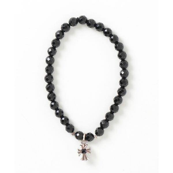 参考価格：10，890円発売時期：2021年04月コンディション：B（目立つ使用感なし）使用感が少ない、または気にならないアイテム装飾部分：くすみ付属品：保存袋参考商品名：SV925オニキス×クロスブレスレット参考品番：CAB-0010ZO...