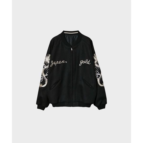 ZOZO問い合わせ番号:103555082ショップ:THE TOKYO，ザトウキョウブランド:GOLD，ゴールド商品名:【gold/ゴールド】WOOL MELTON ×ACETATE SOUVENIR JACKETカテゴリ:ジャケット/アウ...