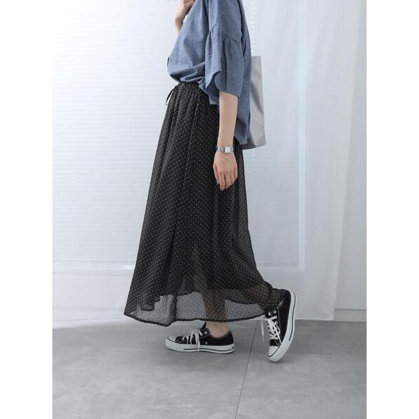 『タイムセール実施中』参考価格：6，490円発売時期：2023年07月コンディション：A（使用感なし）数回使用した程度で使用感が感じられないアイテム参考商品名：ドット柄楊柳スカート参考品番：1506213-31-15【商品に関する注意事項】...