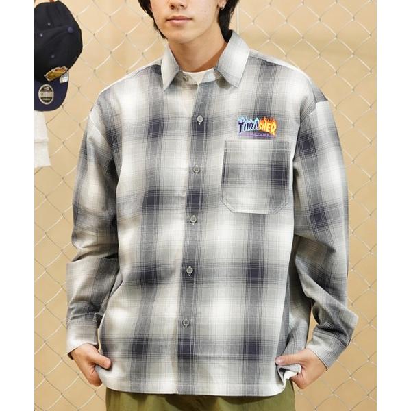 『セール実施中』参考価格：10，780円発売時期：2023年12月コンディション：A（使用感なし）数回使用した程度で使用感が感じられないアイテム参考商品名：【ムラサキスポーツ別注】THRASHER/スラッシャー 長袖シャツ ボックスシルエッ...