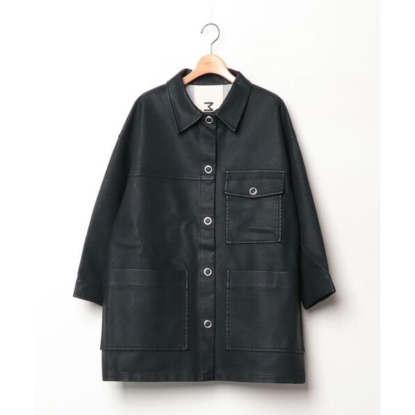 『セール実施中』参考価格：12，100円発売時期：2021年08月コンディション：C（やや使用感あり）使用感があり、やや気になる傷や汚れがあるアイテム全体的：汚れ参考商品名：ＭＥＤＥ１９Ｆ　フェイクレザーのオーバーカバーオール〈ブラック〉参...