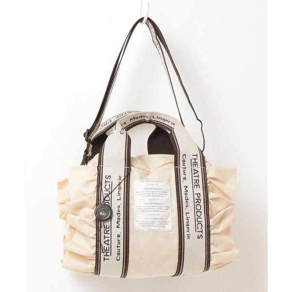 『セール実施中』参考価格：8，800円発売時期：2024年04月コンディション：B（目立つ使用感なし）使用感が少ない、または気にならないアイテム持ち手：汚れ参考商品名：【THEATRE PRODUCTS】別注フリル2WAYBAG参考品番：T...