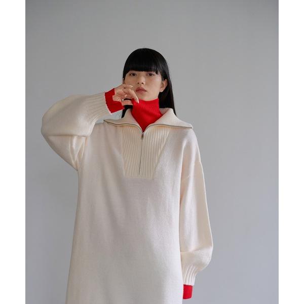 『タイムセール実施中』参考価格：7，920円発売時期：2023年10月コンディション：B（目立つ使用感なし）使用感が少ない、または気にならないアイテム全体的：毛玉参考商品名：アルパカニットライクハーフジップワンピース参考品番：226-027...