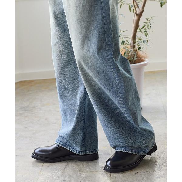 『セール実施中』参考価格：14，850円発売時期：2023年03月コンディション：A（使用感なし）数回使用した程度で使用感が感じられないアイテム付属品：箱参考商品名：WEB限定 本革 外羽根 プレーントゥ レースアップ シューズ / Lon...