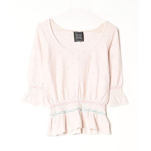 コンディション：A（使用感なし）数回使用した程度で使用感が感じられないアイテムZOZO問い合わせ番号:103566179ショップ:ZOZOUSED，ゾゾユーズドブランド:CYNTHIA ROWLEY，シンシアローリー商品名:7分袖ニットカテ...