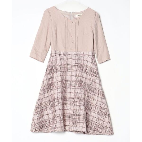 参考価格：30，800円発売時期：2020年08月コンディション：D（傷・汚れあり）傷や汚れがあるが使用には問題ないアイテム袖・脇：毛玉参考商品名：チェックツィードコンビワンピース参考品番：37201110700ZOZO問い合わせ番号:10...