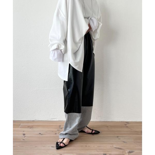 参考価格：6，980円発売時期：2022年05月コンディション：B（目立つ使用感なし）使用感が少ない、または気にならないアイテムすそ周り：汚れ参考商品名：two tone sweat pants / ウエストゴムポケット付きツートーンスウェ...