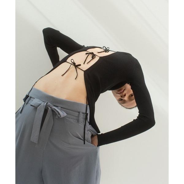 『タイムセール実施中』参考価格：27，500円発売時期：2023年06月コンディション：A（使用感なし）数回使用した程度で使用感が感じられないアイテム参考商品名：Bow Knitted Top参考品番：0223010504【商品に関する注意...