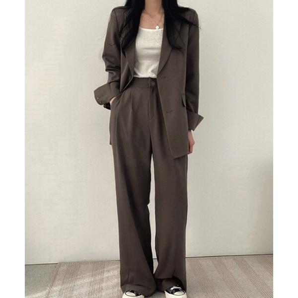 『セール実施中』参考価格：8，899円発売時期：2024年02月コンディション：B（目立つ使用感なし）使用感が少ない、または気にならないアイテム全体的：色あせ参考商品名：パンツスーツセット テーラードジャケット参考品番：21TZ-005【商...