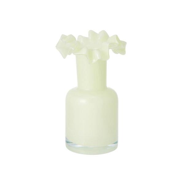 ZOZO問い合わせ番号:103584462ショップ:Francfranc，フランフランブランド:Francfranc，フランフラン商品名:フリル フラワーベース M ライトイエロー 花瓶カテゴリ:インテリア>フラワーベースブランド品番...