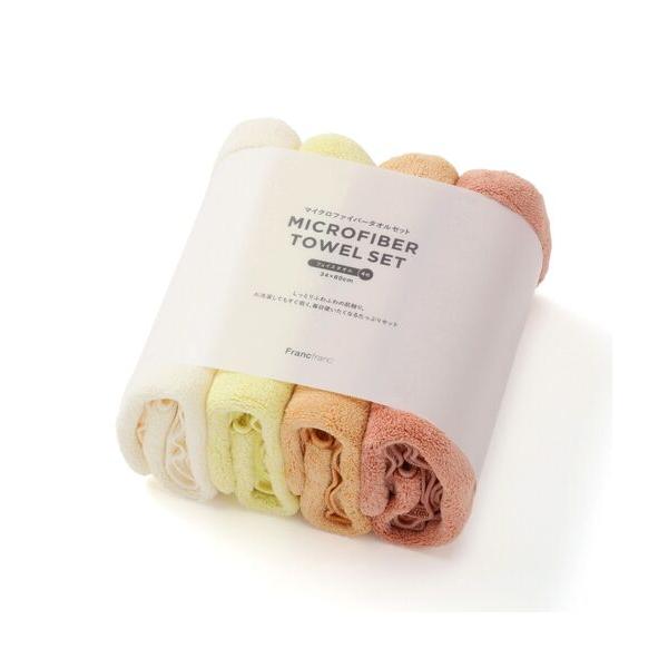 ZOZO問い合わせ番号:103584476ショップ:Francfranc，フランフランブランド:Francfranc，フランフラン商品名:マイクロファイバー フェイスタオル オレンジ (4枚セット)カテゴリ:インテリア>タオルブランド...