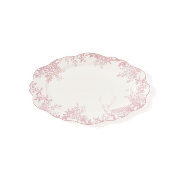 ZOZO問い合わせ番号:103584490ショップ:Francfranc，フランフランブランド:Francfranc，フランフラン商品名:ジュイ オーバルプレート ピンク 食器 トワルドジュイ レンジ可 食洗器可 アンティーク風カテゴリ:食...