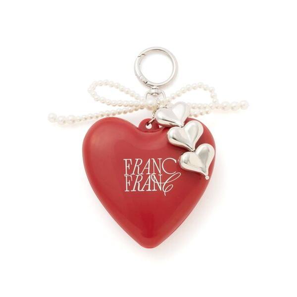※このアイテムは返品・交換対象外商品です。ZOZO問い合わせ番号:103584524ショップ:Francfranc，フランフランブランド:Francfranc，フランフラン商品名:【限定カラー】チャーム付き ミラー＆ブラシ レッド ハート ...
