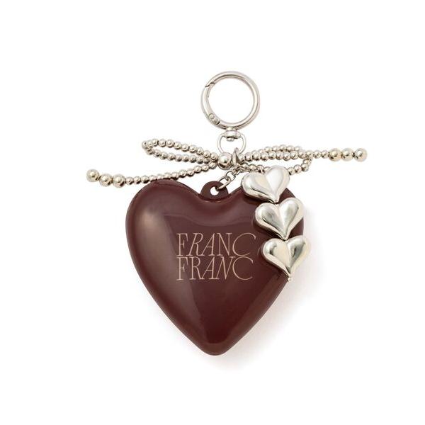 ※このアイテムは返品・交換対象外商品です。ZOZO問い合わせ番号:103584525ショップ:Francfranc，フランフランブランド:Francfranc，フランフラン商品名:【限定カラー】チャーム付き ミラー＆ブラシ ブラウン ハート...