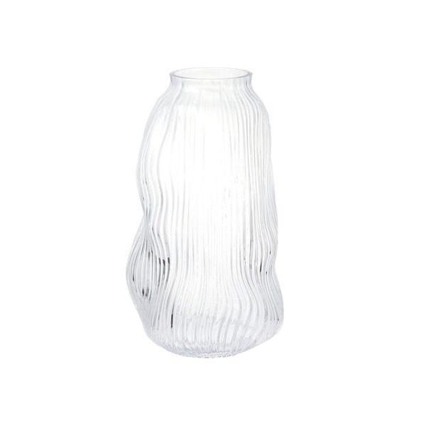 ZOZO問い合わせ番号:103584582ショップ:Francfranc，フランフランブランド:Francfranc，フランフラン商品名:ウェーブ フラワーベース L クリア 花瓶カテゴリ:インテリア>フラワーベースブランド品番:11...