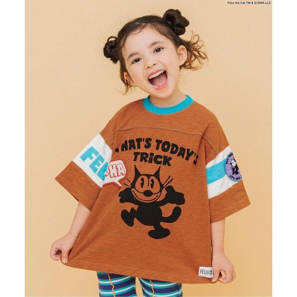 ZOZO問い合わせ番号:103584757ショップ:F.O.Online Store，エフオーオンラインストアブランド:BREEZE，ブリーズ商品名:【フィリックス・ザ・キャット】ワッペンフットボールＴシャツカテゴリ:トップス>Tシャ...