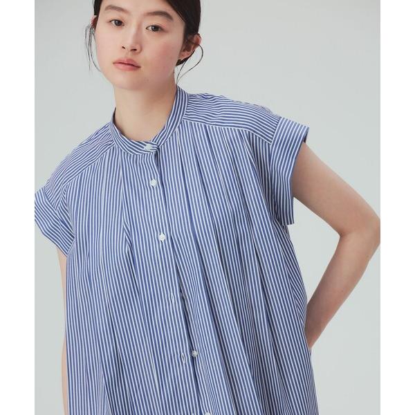 ZOZO問い合わせ番号:103585163ショップ:BEAMS HEART，ビームスハートブランド:BEAMS HEART，ビームスハート商品名:プリーツ ブロード シャツカテゴリ:トップス>シャツ/ブラウスブランド品番:43-01-...
