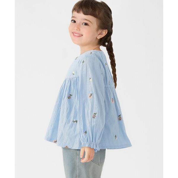 ZOZO問い合わせ番号:103585374ショップ:SHIPS KIDS，シップス キッズブランド:SHIPS Colors，シップス カラーズ商品名:SHIPS Colors:100〜140cm /〈洗濯機可能〉フラワー 刺繍 チュニック...