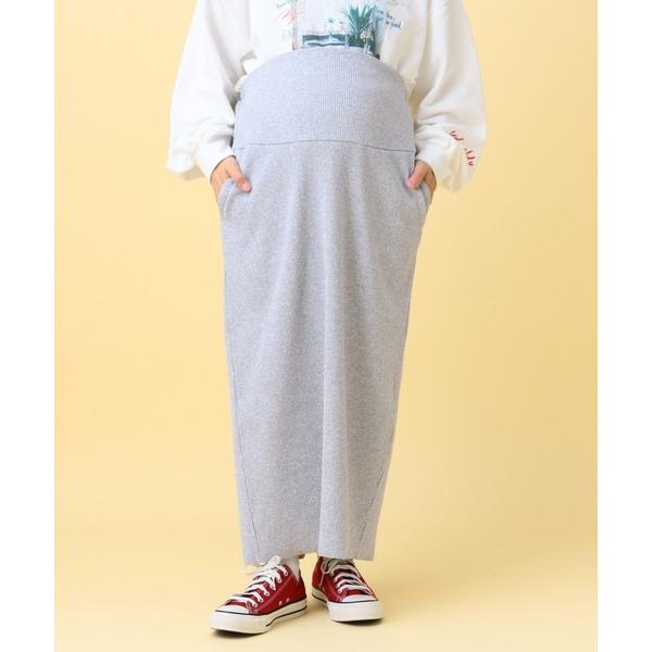 ZOZO問い合わせ番号:103585522ショップ:LEPSIM，レプシィムブランド:LEPSIM，レプシィム商品名:【産前・産後対応】マタニティ／リブナロースカート　639576カテゴリ:ママ＆ベビー>マタニティウェア/グッズブラン...